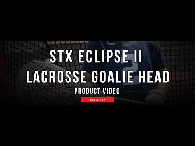 The New STX Eclipse 2 Goalie Head Complete Lacrosse Stick