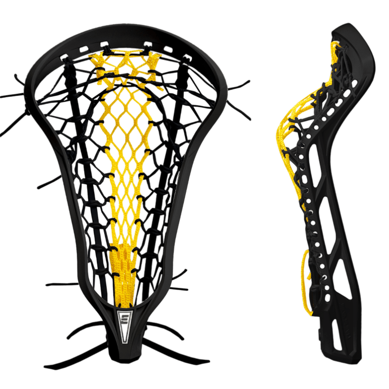 Epoch Purpose 10 Degree Strung with 3D Elite Mesh Runner Lacrosse Heads ...